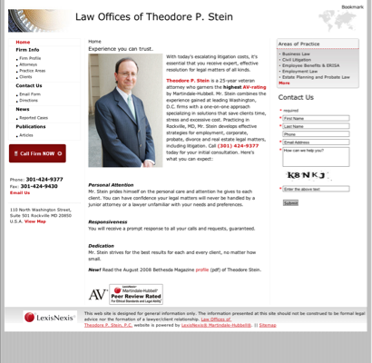 Stein- Theodore P. Attorney - Employment & Labor Law in Bethesda ...