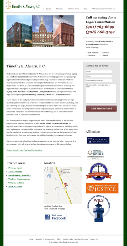 Ahearn, Timothy S - Timothy S Ahearn Law Offices - Lawyers in North ...